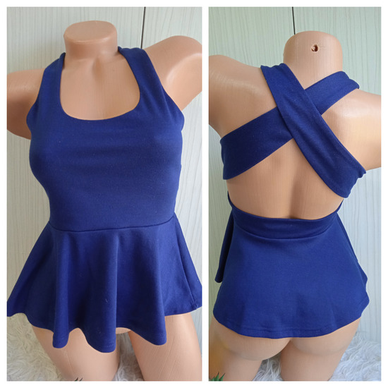 Teget peplum bluza xs