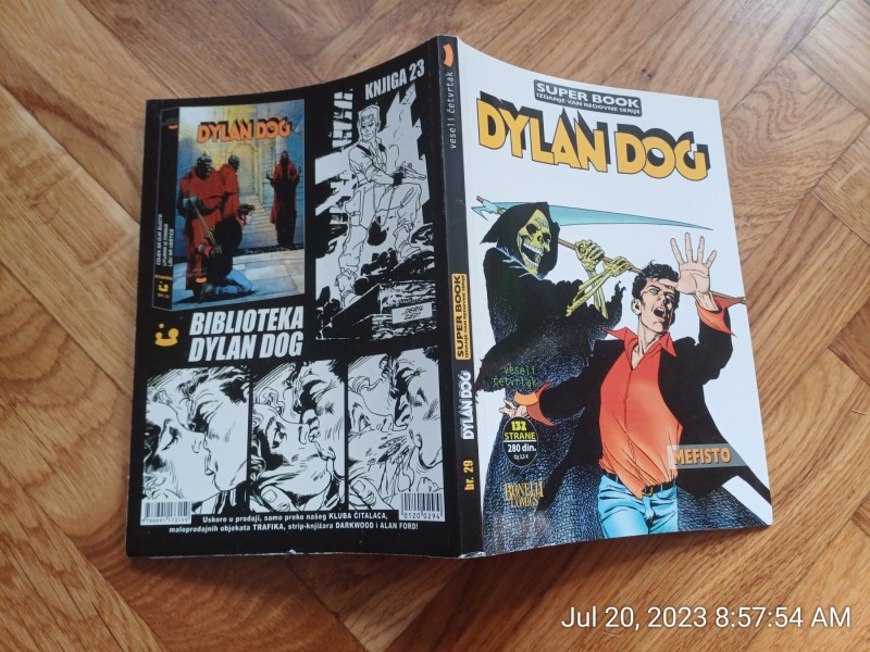 DYLAN DOG SUPER BOOK 26, MEFISTO