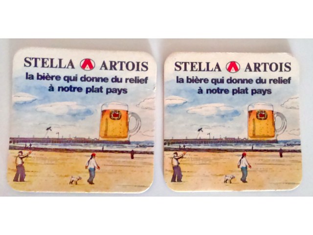 2 staraaaaa retka podmetača Stella Artois