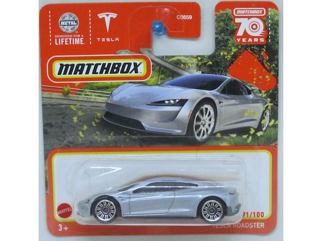 matchbox tesla roadster