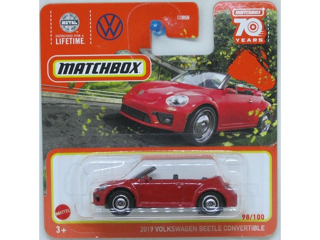 matchbox VW the beetle cabrio