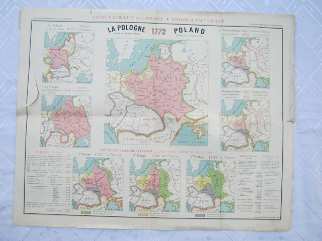 Historical Maps of Poland - LIPKOWSKI ( 1914 )