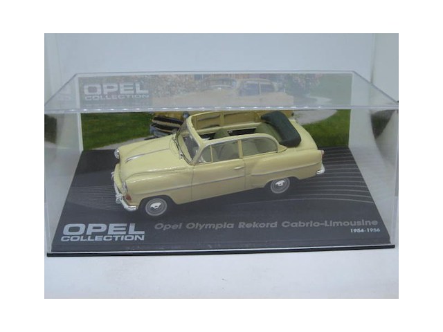 1:43 IXO/altaya opel olympia rekord cabrio-limousine