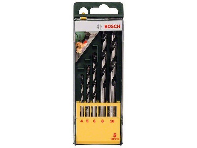 Set burgija za beton, 5 kom ? 4/5/6/8/10 mm BOSCH