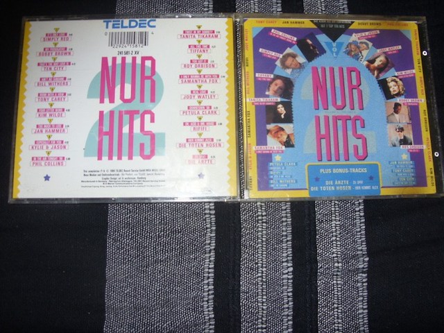 Various ‎– Nur - Hits II CD TELDEC Germany 1989.