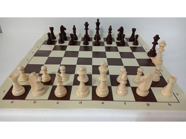 Drvene šah figure- Tournament 7 sa mušemom
