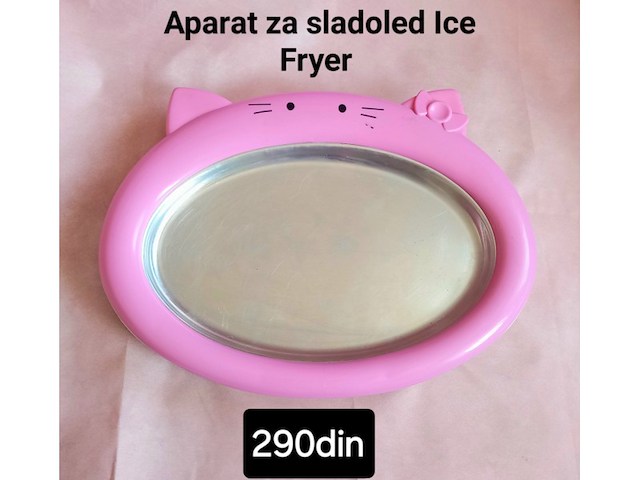 Aparat za sladoled Ice Fryer roze maca