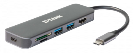 Docking D-Link DUB-2327 6in1 USB-C - HDMIUSB3.0x2CRPD