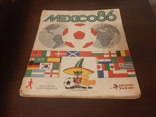 Mexico 86 Meksiko Album Panini Decje novine