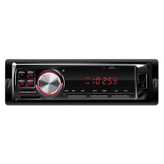 SAL auto radio, BT/FM/USB/SD/AUX, crveni, VBT1100/RD