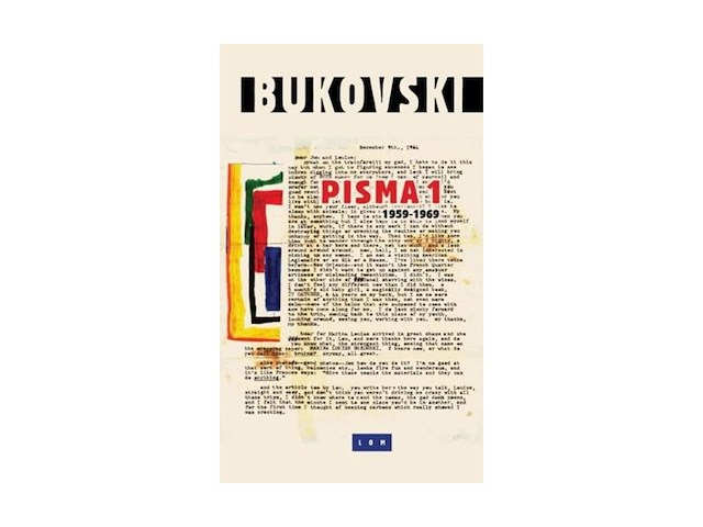 Pisma 1959-1969. 1 - Čarls Bukovski