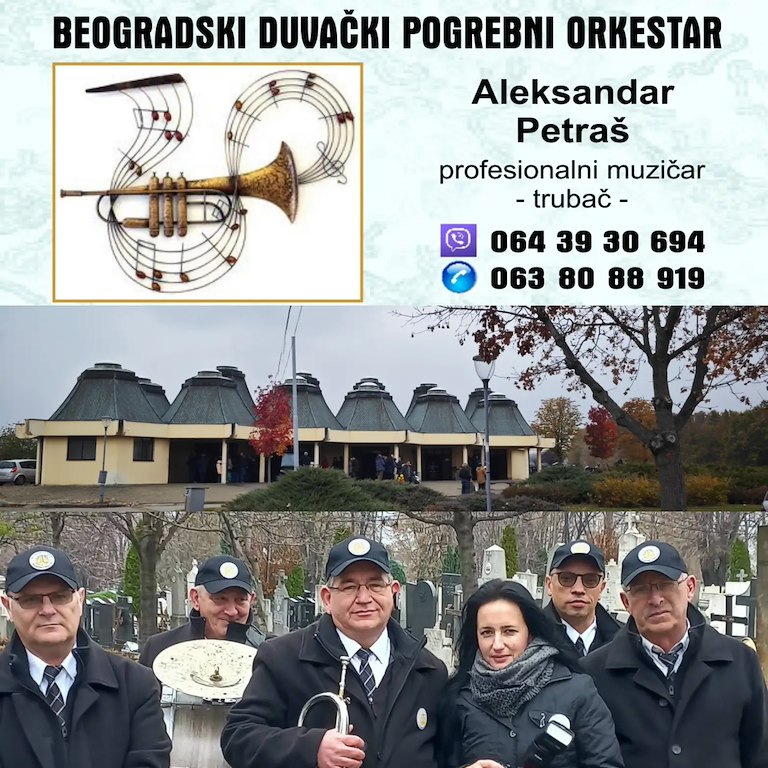 Muzika trubači pogrebni orkestar za sahrane