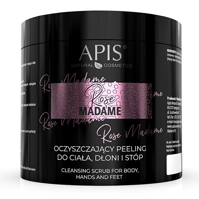 PERFUME LINE - Piling za čišćenje tela, ruku i stopala 700 g „ROSE MADAME“