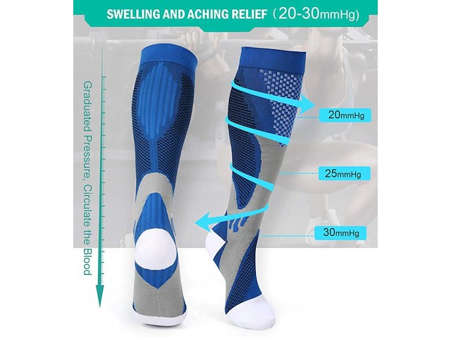 Kompresivne čarape sportske za vene