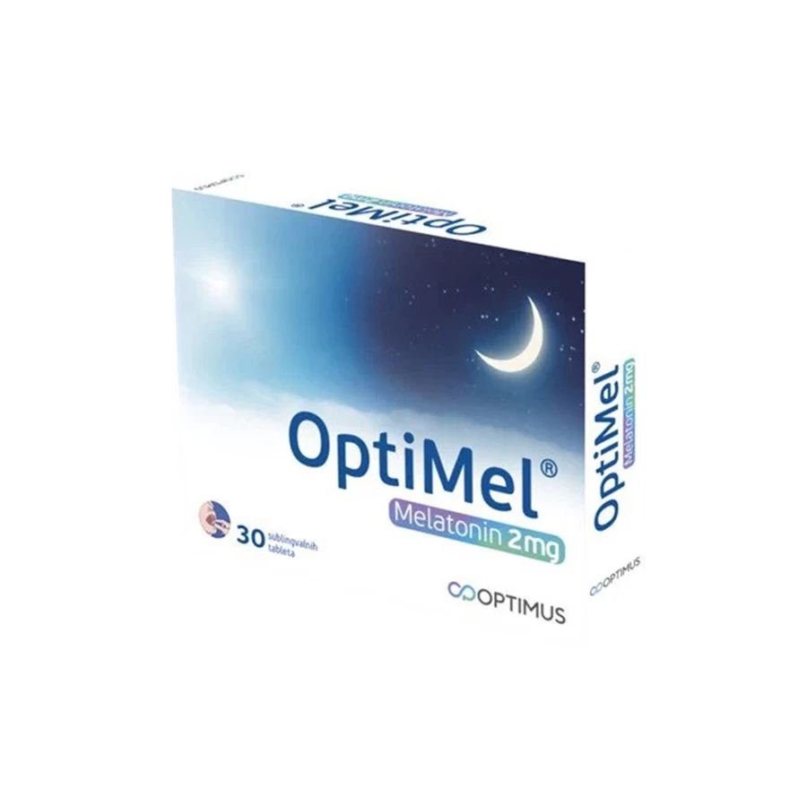 OPTIMEL Melatonin 2mg 30 sublingvalnih tableta Optimus pharma