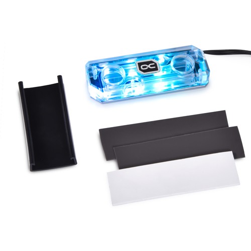 Alphacool HDX Apex Acrylic aRGB M.2 2280 SSD hladnjak za vodeno hlađenje