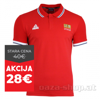 Polo majica SRB PEAK 23/24 crvena