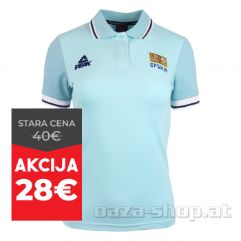 Ženska polo majica SRB PEAK 23/24 svetlo plava