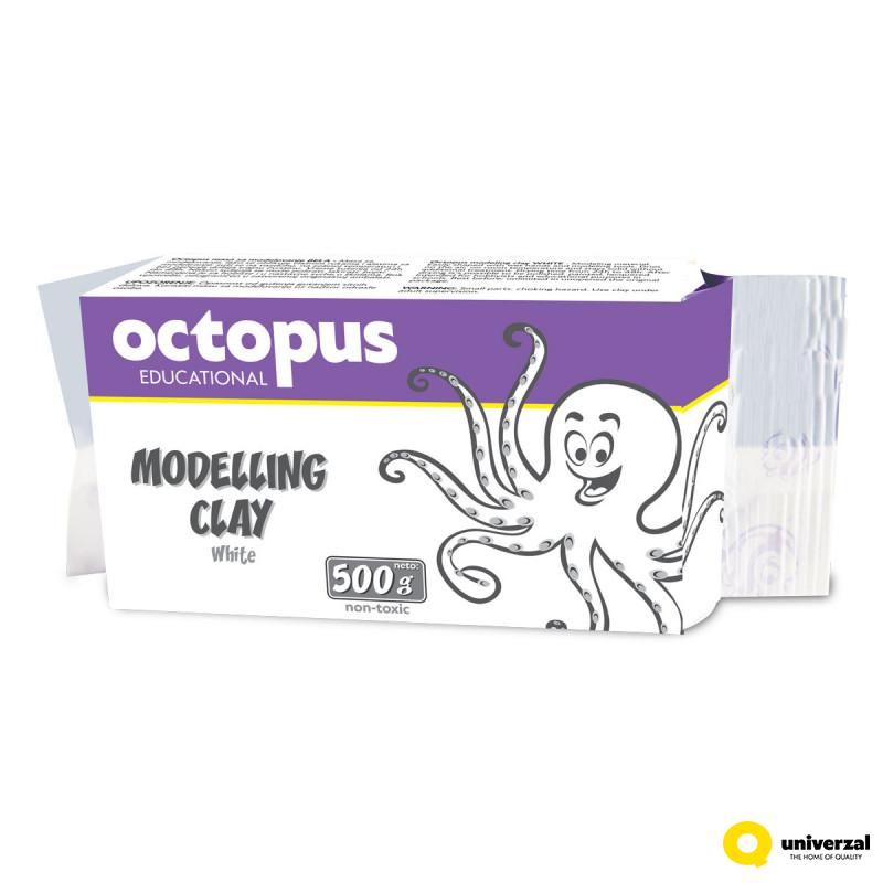 MASA ZA MODELOVANJE BELA 500g OCTOPUS UNL-1983