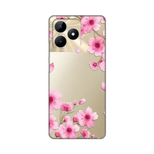 Silikonska futrola - maska print Skin za Realme C53 Rose Flowers