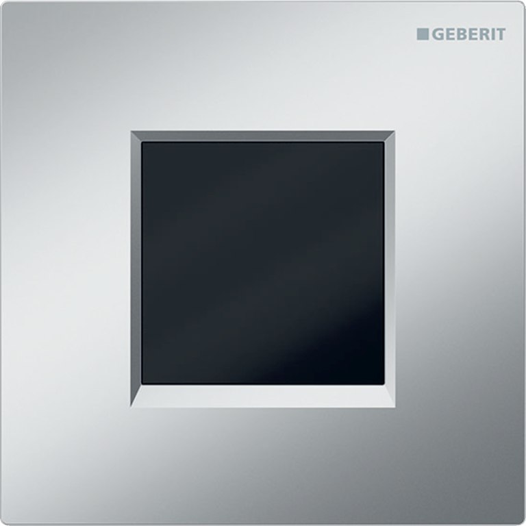 Geberit uređaj za upravljanje pisoarom sa elektronskim aktiviranjem ispiranja, baterijsko napajanje, tip 30, mat crna