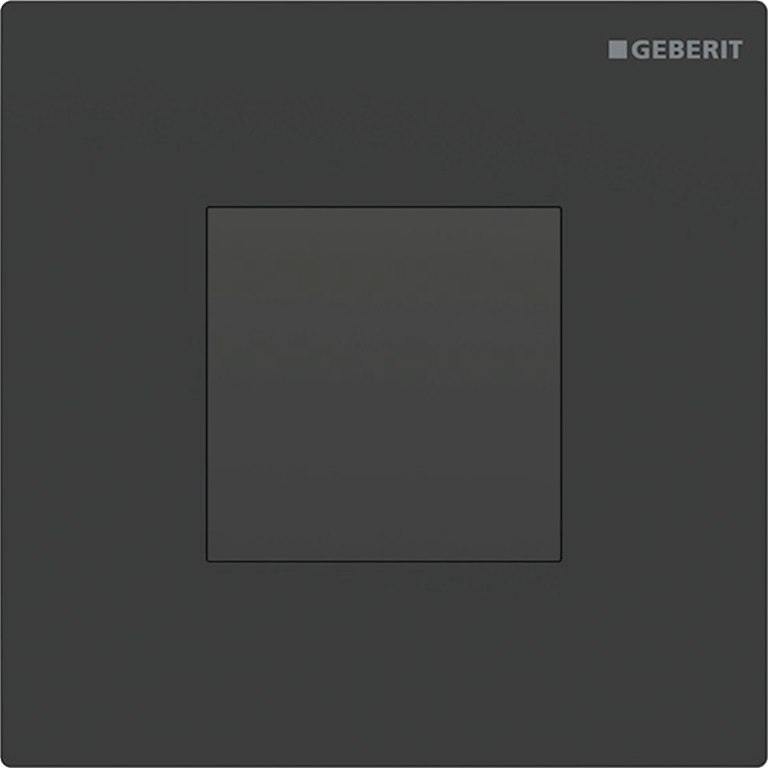 Geberit uređaj za upravljanje pisoarom sa elektronskim aktiviranjem ispiranja, baterijsko napajanje, tip 10, mat crna