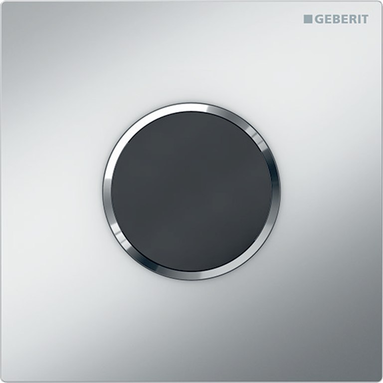 Geberit uređaj za upravljanje pisoarom sa elektronskim aktiviranjem ispiranja, baterijsko napajanje, tip 01, mat hrom