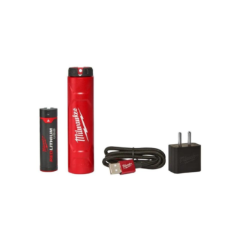 Milwaukee – Baterija i punjač, REDLITHIUM™ USB, Li-ion 4 V, 2,5 Ah, L4 NRG-201 – 4932459448