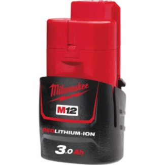 Milwaukee – Baterija M12™, Li-ion 12 V, 3,0 Ah, M12 B3 – 4932451388