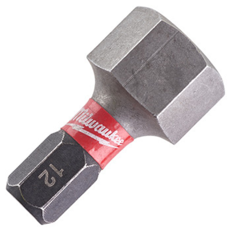 Milwaukee Udarni bitovi HEX 12 x 25 mm, Shockwave, 2 kom, 4932430900