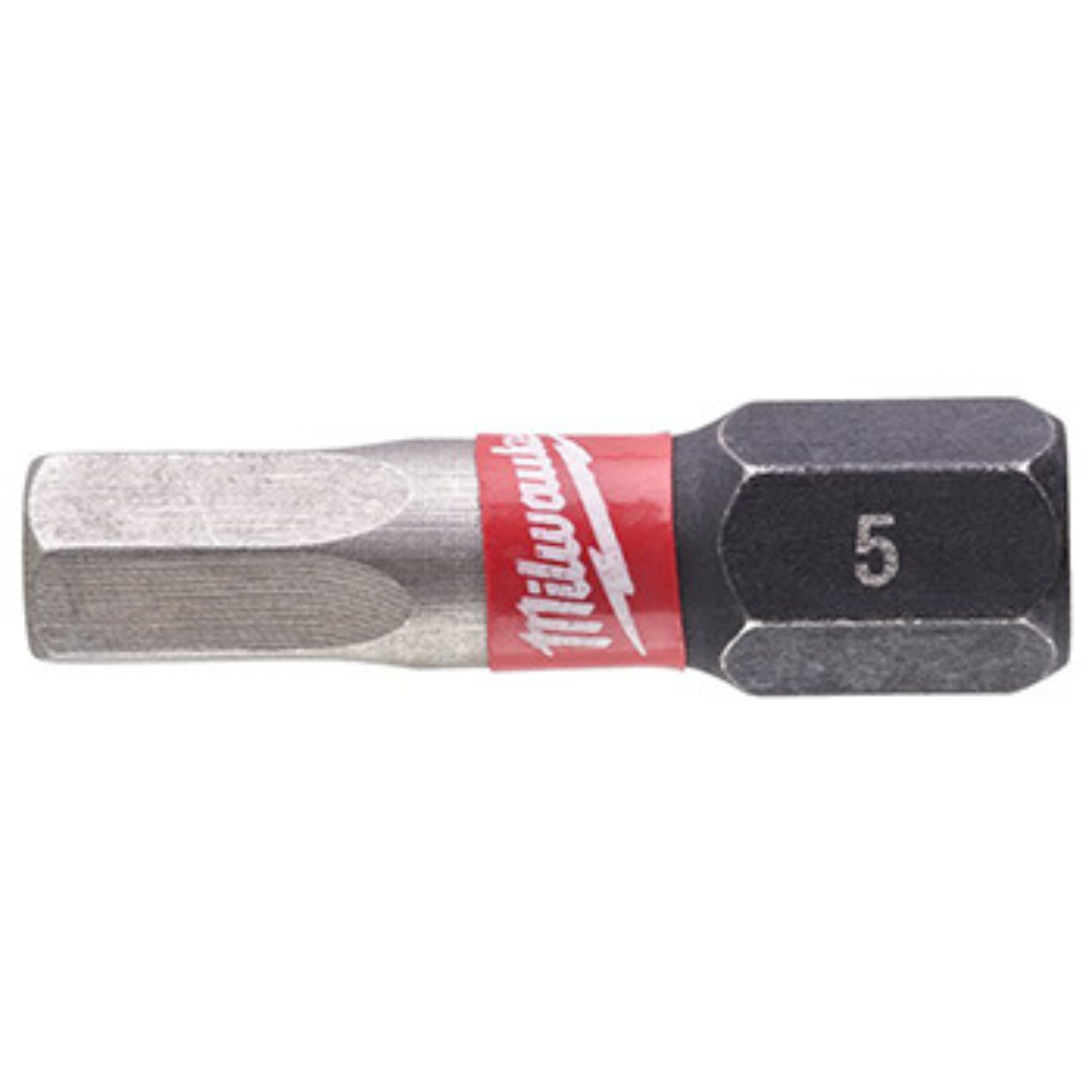 Milwaukee Udarni bitovi HEX 5 x 25 mm, Shockwave, 2 kom, 4932430896