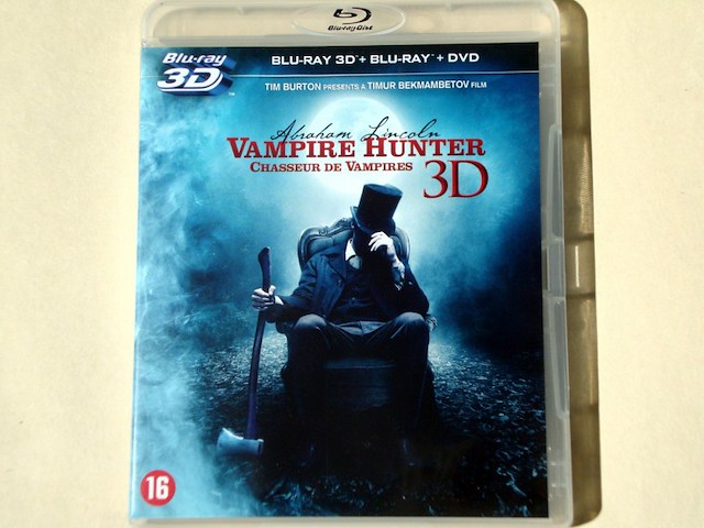 Abraham Lincoln: Vampire Hunter [Blu-Ray 3D+Blu-Ray+DVD