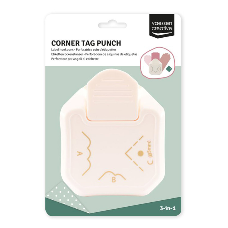 Vaessen 3u1 corner tag punch