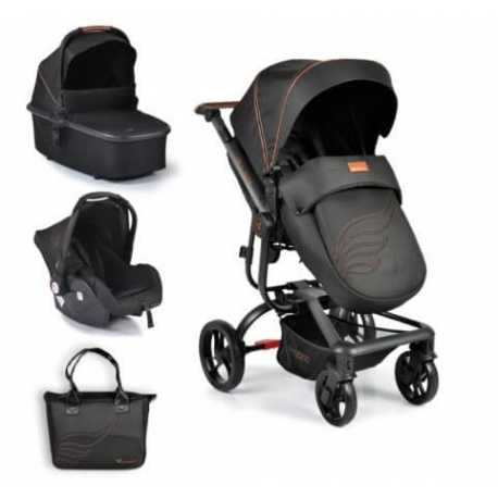 Cangaroo kolica set 3 in 1 Ellada Black