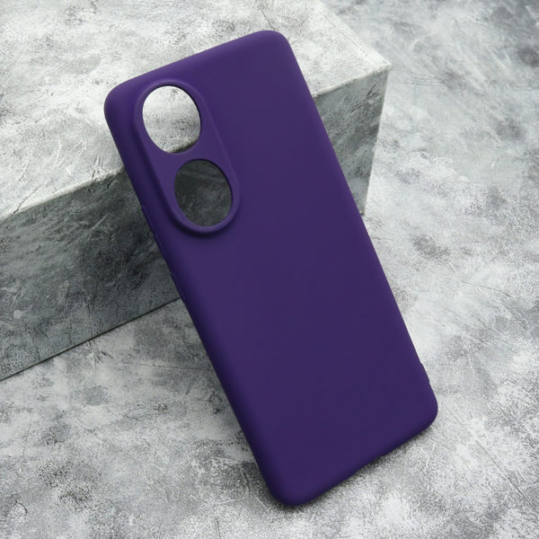 Honor 90 silikonska futrola Gentle Color (Purple)