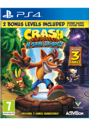 PS4 CRASH BANDICOOT N. SANE TRILOGY - KORIŠĆENO