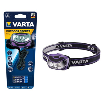 Varta čeona LED lampa Outdoor Sports Head Light H30 3xAAA 18630