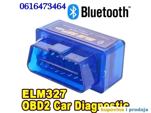 Mini ELM327 2.1V Bluetooth OBD 2 Auto Dijagnostika