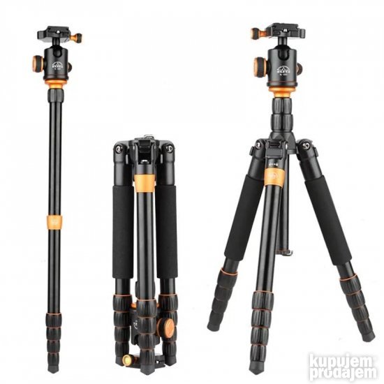 Q666 Pro tripod i monopod ball head