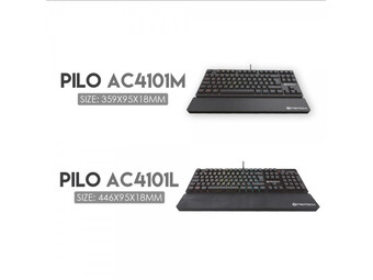 FANTECH Jastuk za tastaturu AC4101L Pilo (Crna)