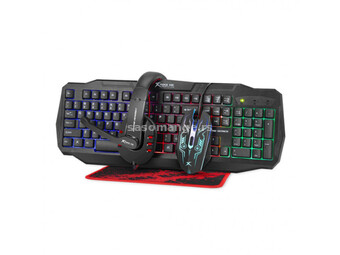 TASTATURA+MIS+SLUSALICE USB XTRIKE CM406