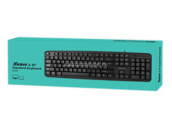 Tastatura crna USB, USA slova