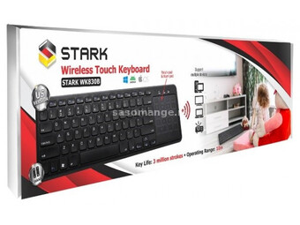 STARK Bežična tastataura WK830B US crna (wireless)