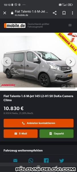 Renault Traffic 1.6cdti Bi Turbo Kompletan Auto U Delovima