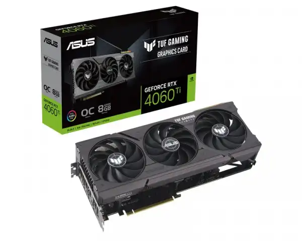 ASUS nVidia GeForce RTX 4060 Ti 8GB 128bit TUF-RTX4060TI-O8G-GAMING