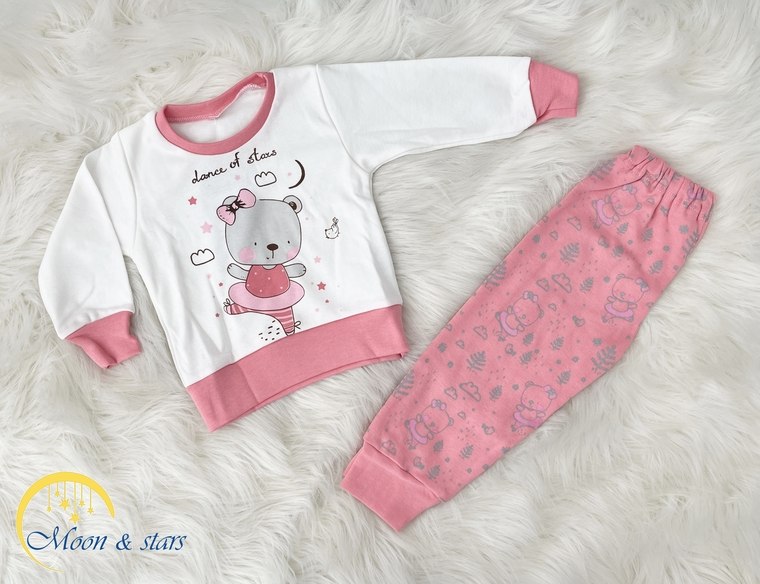 Pidžama za bebe 12, MOON & STARS