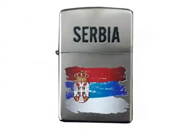 ZIPPO Upaljač Zastava Srbije