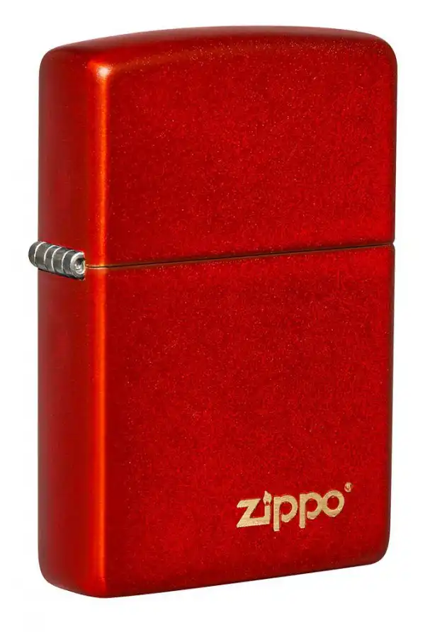 ZIPPO Upaljač -Metalik Crvena Logo