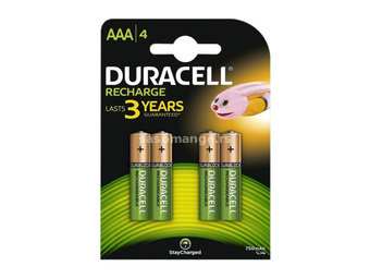 Duracell punjive baterije AAA 750 mAh