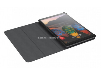 Lenovo TB-8505, Lenovo TAB M8 Folio Case (2 stand postitions) + Anti-Scratch Protective Film BLAC...